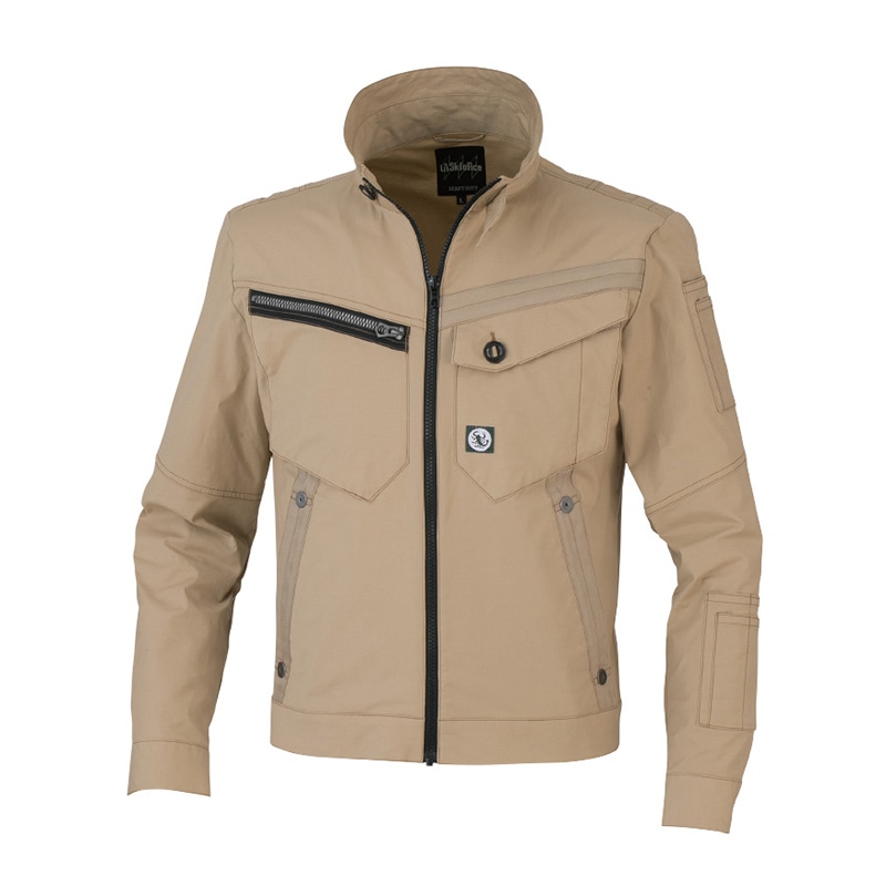 tASkfoRce 長袖ブルゾン カーキ S 01221 1枚（ご注文単位1枚）【直送品】 包装用品・店舗用品の業務用通販 シモジマ公式