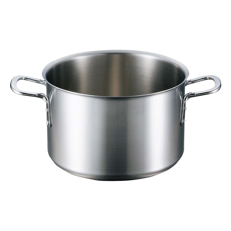 EBM ビストロ 三層クラッド 半寸胴鍋 36cm 蓋無 1個（ご注文単位1個）【直送品】 包装用品・店舗用品の通販 シモジマ