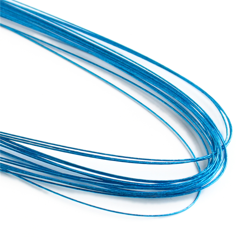 日本紐釦貿易 カラーワイヤー #28 長さ72cm 青 約20本入 MAF-28-6 （ご注文単位1束）【直送品】 包装用品・店舗用品の通販 シモジマ