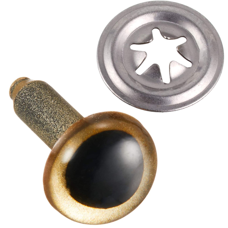 日本紐釦貿易 クリスタルアイ 6mm 18個 ゴールド CE206 （ご注文単位1束）【直送品】 包装用品・店舗用品の業務用通販 シモジマ公式