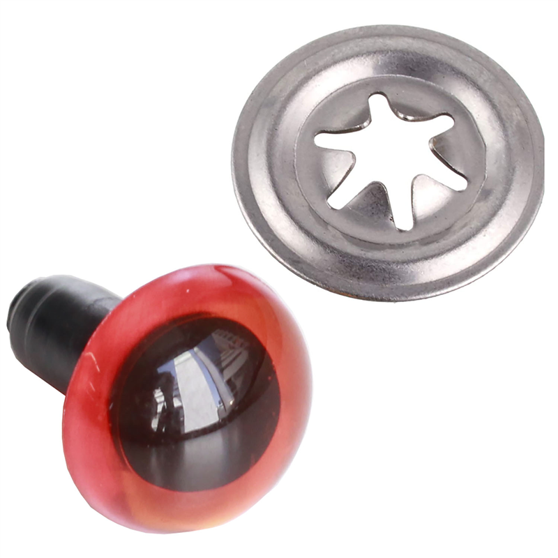 日本紐釦貿易 クリスタルアイ 12mm 10個 クリアレッド CE220 （ご注文単位1束）【直送品】 包装用品・店舗用品の通販 シモジマ