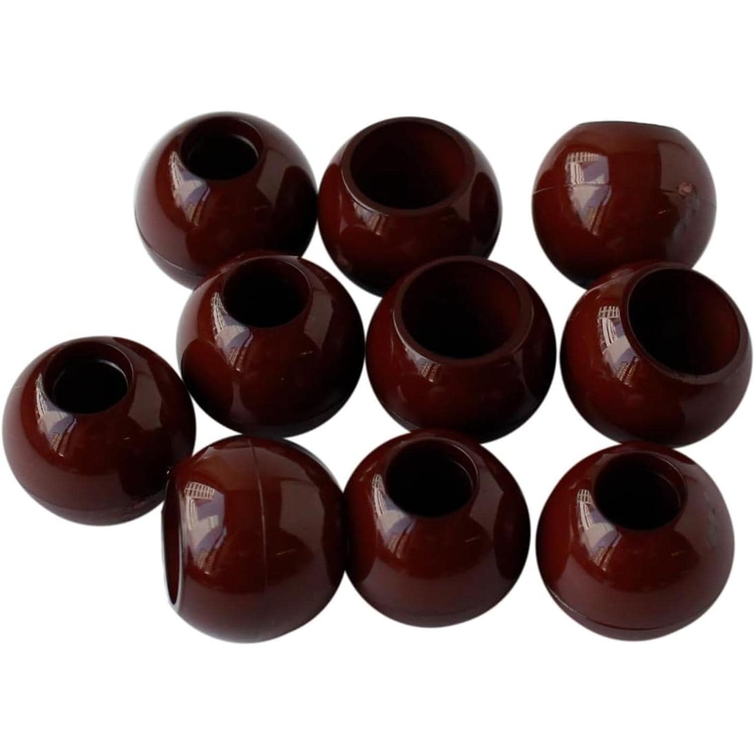 日本紐釦貿易 ループエンド 外径W15×H13mm 10個入 茶 N15-C （ご注文単位1束）【直送品】 包装用品・店舗用品の通販 シモジマ