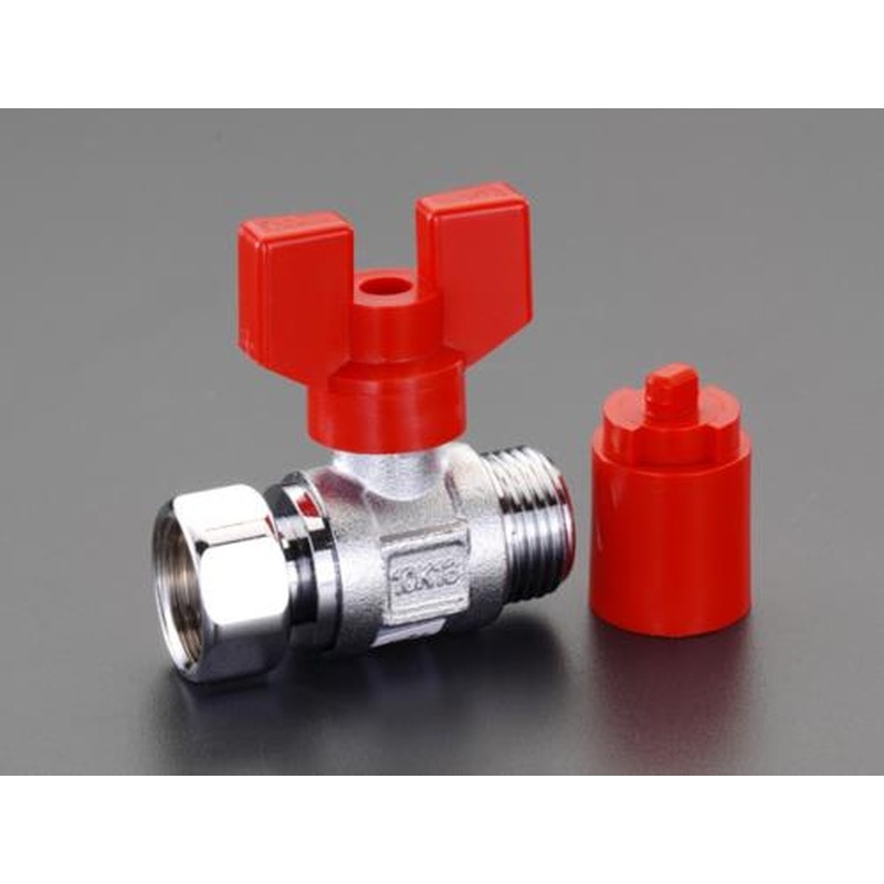エスコ EA425AC-5 G1/2”xG1/2”ボールバルブ(耐熱) 1個（ご注文単位1個）【直送品】 包装用品・店舗用品の通販 シモジマ