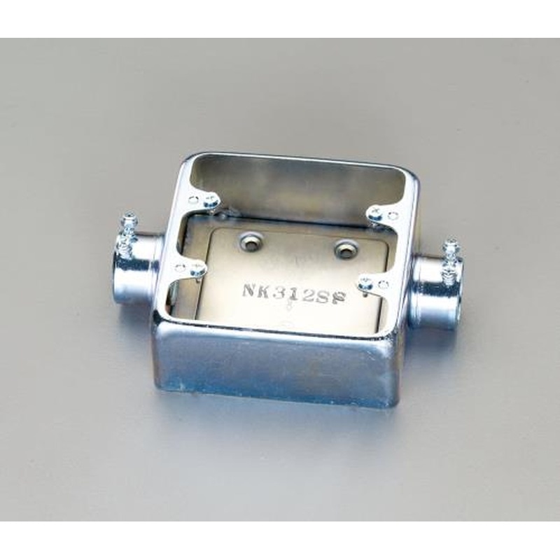 エスコ EA940CS-16 E25露出スイッチボックス(2方出/2個用) 1個（ご注文単位1個）【直送品】 包装用品・店舗用品の通販 シモジマ