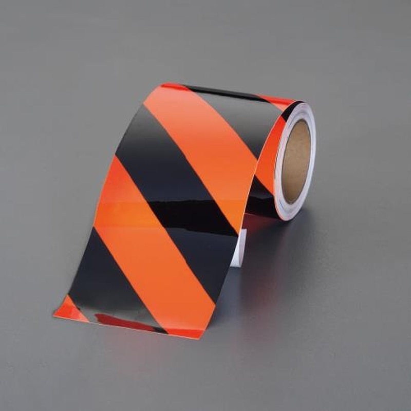 エスコ EA983F-45R 45mmx5mトラテープ(蛍光黒/橙) 1個（ご注文単位1個）【直送品】 包装用品・店舗用品の通販 シモジマ