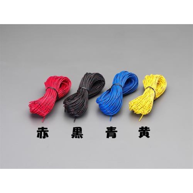 エスコ EA812JY-121 1.25m㎡x25m[AVS/赤]自動車用コード 1個（ご注文単位1個）【直送品】 包装用品・店舗用品の通販 シモジマ