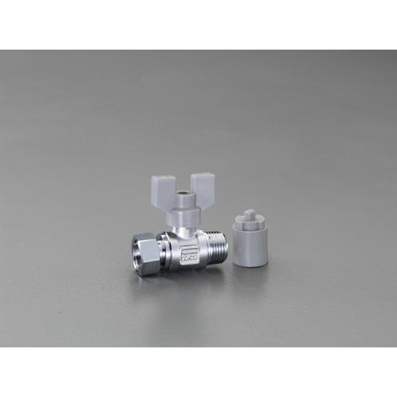エスコ EA425AC-513 R1/2”xG1/2”ボールバルブ(片ナット付) 1個（ご注文単位1個）【直送品】 包装用品・店舗用品の通販 シモジマ