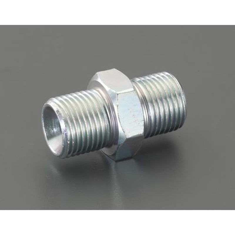エスコ EA425GD-4 R1/2”xG1/2”ニップル(油圧用) 1個（ご注文単位1個）【直送品】 包装用品・店舗用品の業務用通販 シモジマ公式