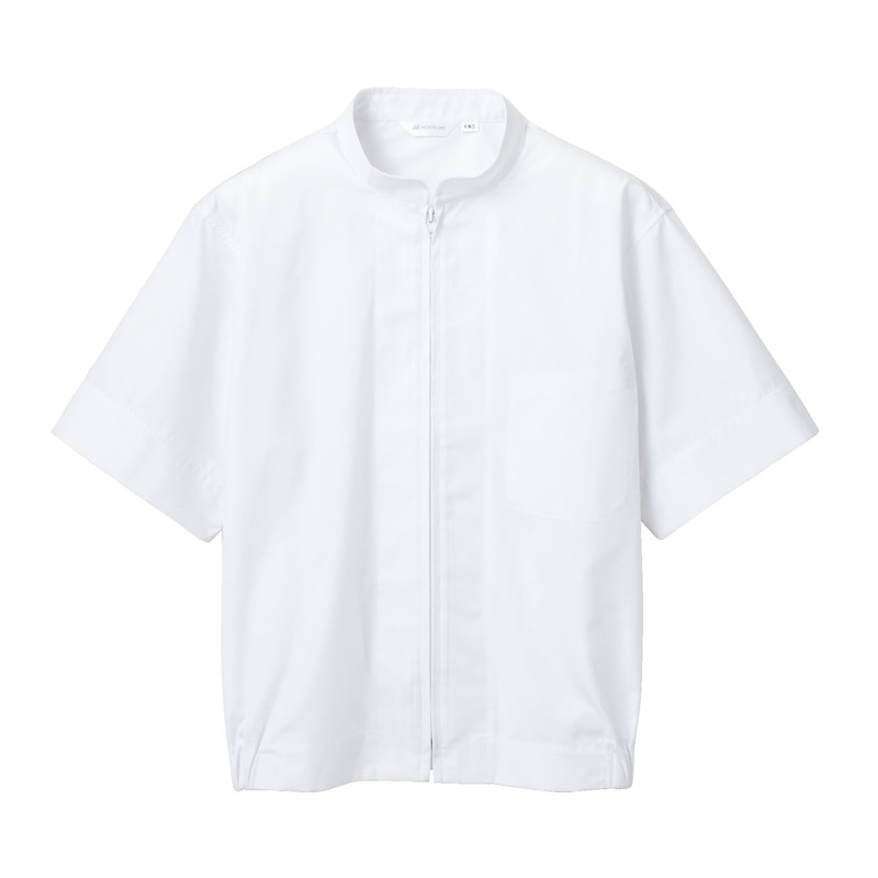 住商モンブラン(株) 8-702_3L ジャンパー 男女兼用半袖 3L 白 1枚（ご注文単位1枚）【直送品】 包装用品・店舗用品の通販 シモジマ