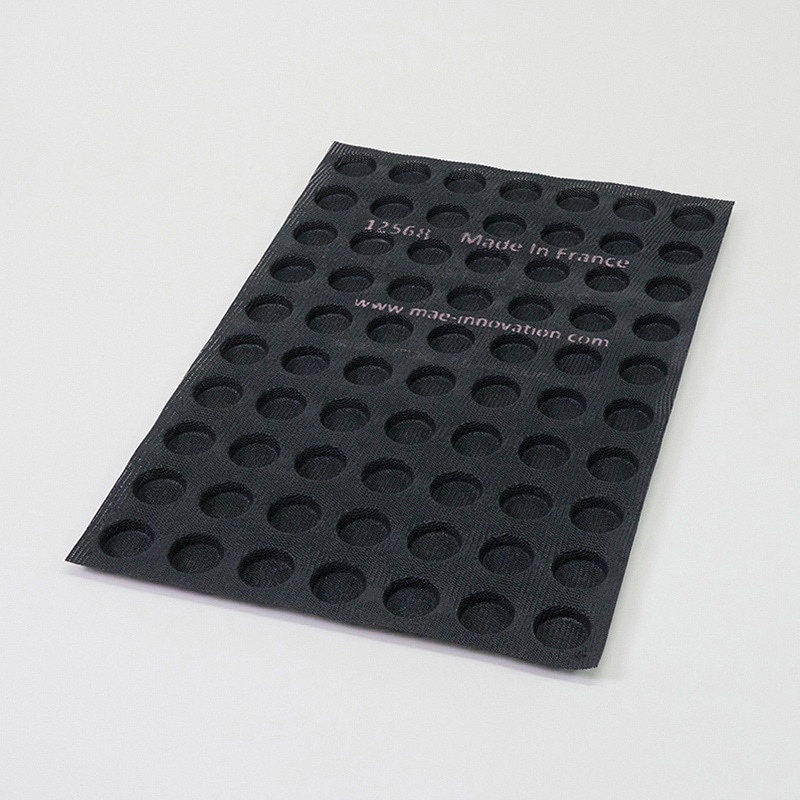 パシフィック洋行 シリコンメッシュ型 FIBERMAE ミニハンバーガー φ39 70取 012568-4060 1個（ご注文単位1個）【直送 ...