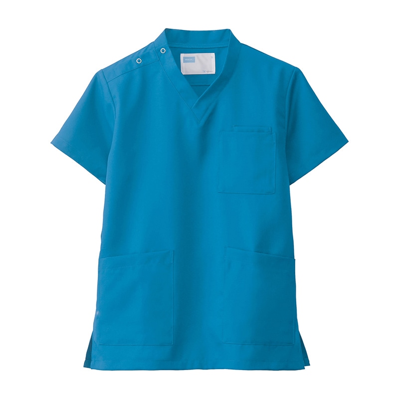 男女兼用スクラブWH11485 S ターコイズブルー 1個（ご注文単位1個）【直送品】 包装用品・店舗用品の通販 シモジマ