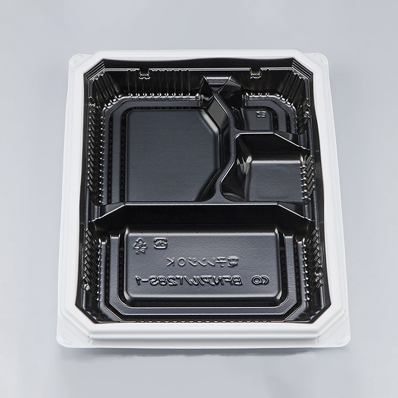 シーピー化成 弁当容器 BFNアルバ 本体 28S-1 BW 50枚/袋（ご注文単位12袋）【直送品】 包装用品・店舗用品の通販 シモジマ