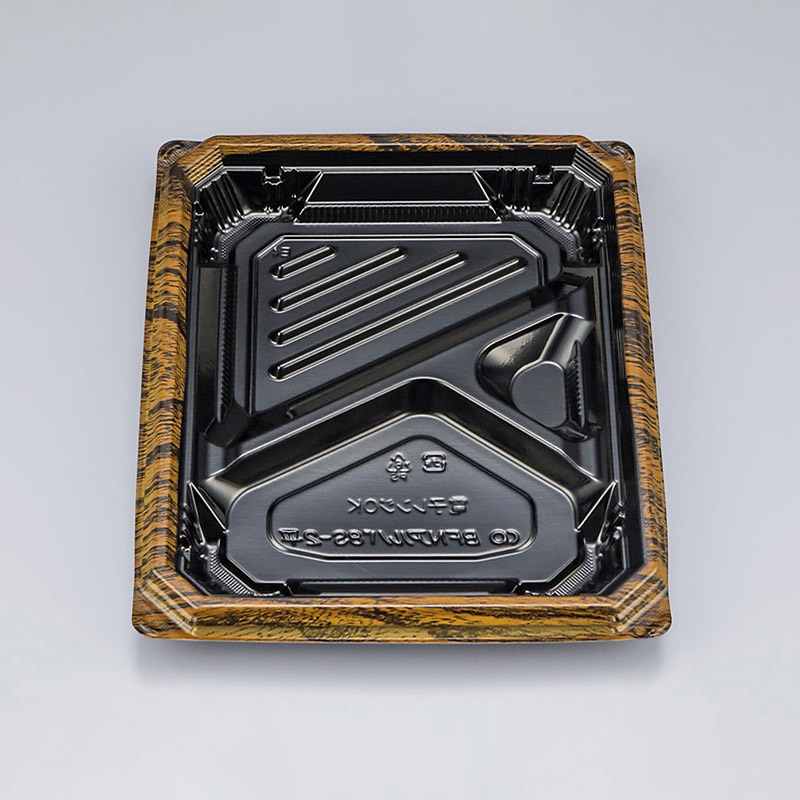 シーピー化成 弁当容器 BFNアルバ 本体 8S-2平 グリル 50枚/袋（ご注文単位12袋）【直送品】 包装用品・店舗用品の業務用通販 シモジマ公式