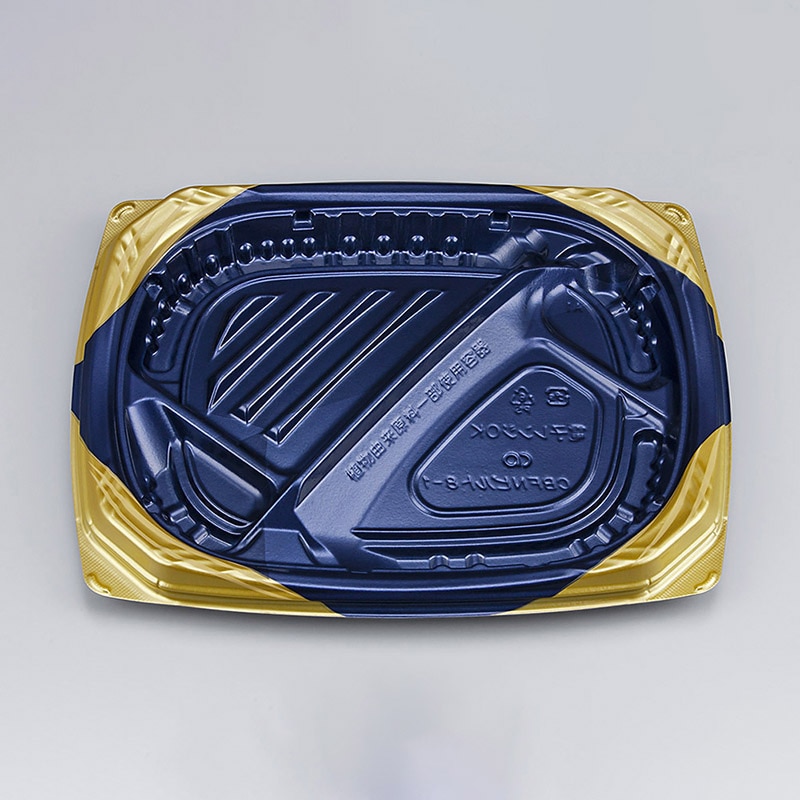 シーピー化成 弁当容器 CBFNビルト 本体 8-1 ソアBG 50枚/袋（ご注文単位12袋）【直送品】 包装用品・店舗用品の業務用通販 シモジマ公式