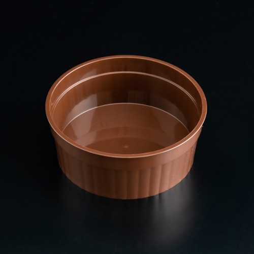 リスパック デザート容器 バイオココマル 本体 IR88-150H H10T013 チャイロ 25枚/袋（ご注文単位20袋）【直送品】 包装用 ...