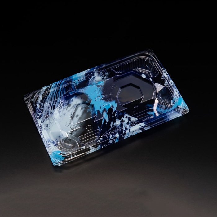 リスパック 刺身容器 バイオ流派 本体 20-12B 盛 FAPK252 海洋青 50枚/袋（ご注文単位20袋）【直送品】 包装用品・店舗用品の通販 シモジマ