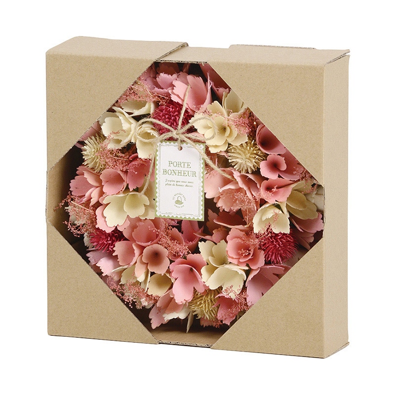 SG Wonder zone 完成リース φ24cm ピンク 660-032 1個（ご注文単位1個）【直送品】 包装用品・店舗用品の通販 シモジマ