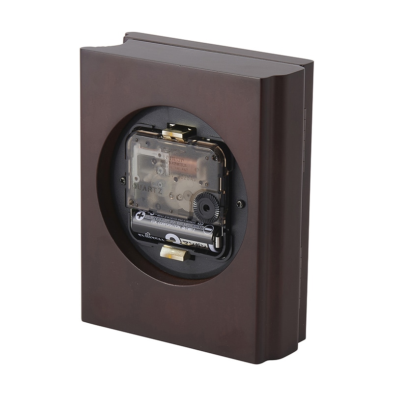 茶谷産業 木製ブック型クロック フォトフレーム付 028-005 1個（ご注文単位1個）【直送品】 包装用品・店舗用品の通販 シモジマ