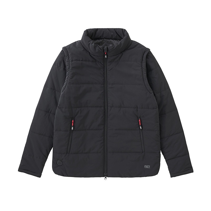 アイリスオーヤマ ファンクト ヒートジャケット 袖取り外し 2way L ブラック FC21614-BKL 1枚（ご注文単位1枚）【直送品】 包装用品・店舗用品の通販 シモジマ