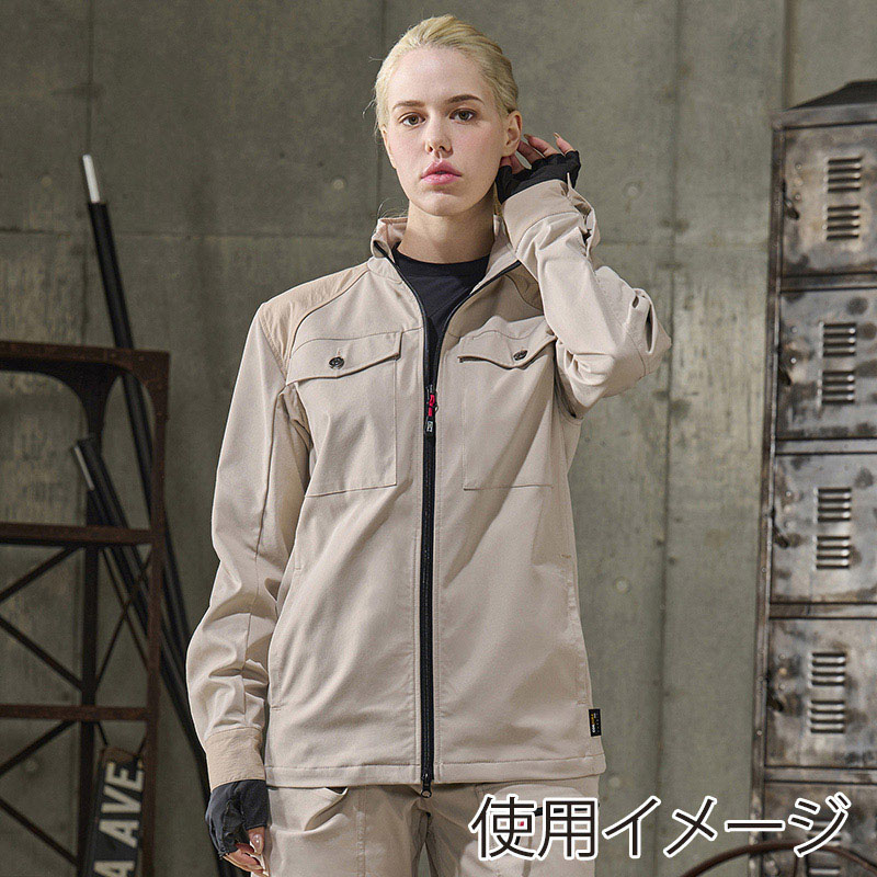 アイリスオーヤマ ファンクト ギアブルゾン XL ベージュ FC22109-BEXL 1枚（ご注文単位1枚）【直送品】 包装用品・店舗用品の ...