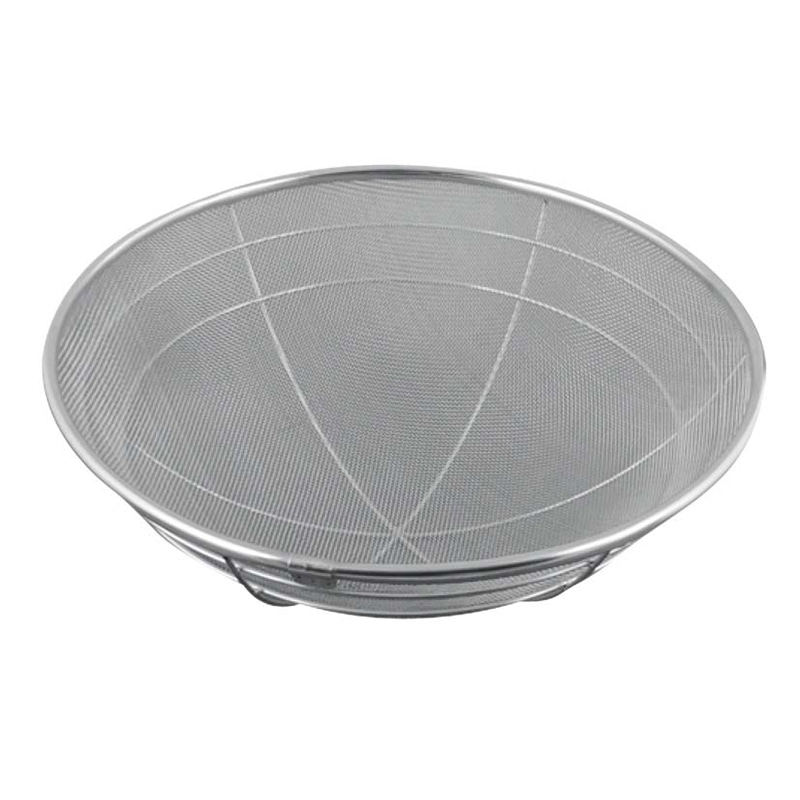 BK 18-8 揚ザル 45cm（半月型） 1個（ご注文単位1個）【直送品】 包装用品・店舗用品の通販 シモジマ