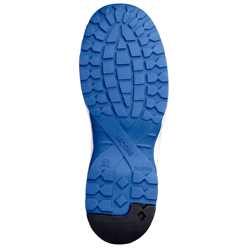 ミドリ安全 トウガード付先芯入り スニーカー MPN-901 ブルー27.0cm 21250555 1組（ご注文単位1組）【直送品】 包装用品・店舗用品の通販 シモジマ