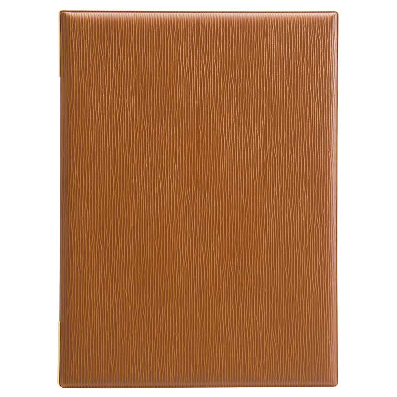 シンビ 洋風メニューブック MS-301 A4 6ページ 茶 1冊（ご注文単位1冊）【直送品】 包装用品・店舗用品の通販 シモジマ