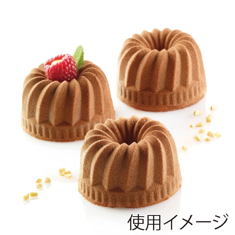 パシフィック洋行 製菓シリコン型 クグロフ 35取 2SI-SQ011 1個（ご注文単位1個）【直送品】 包装用品・店舗用品の通販 シモジマ